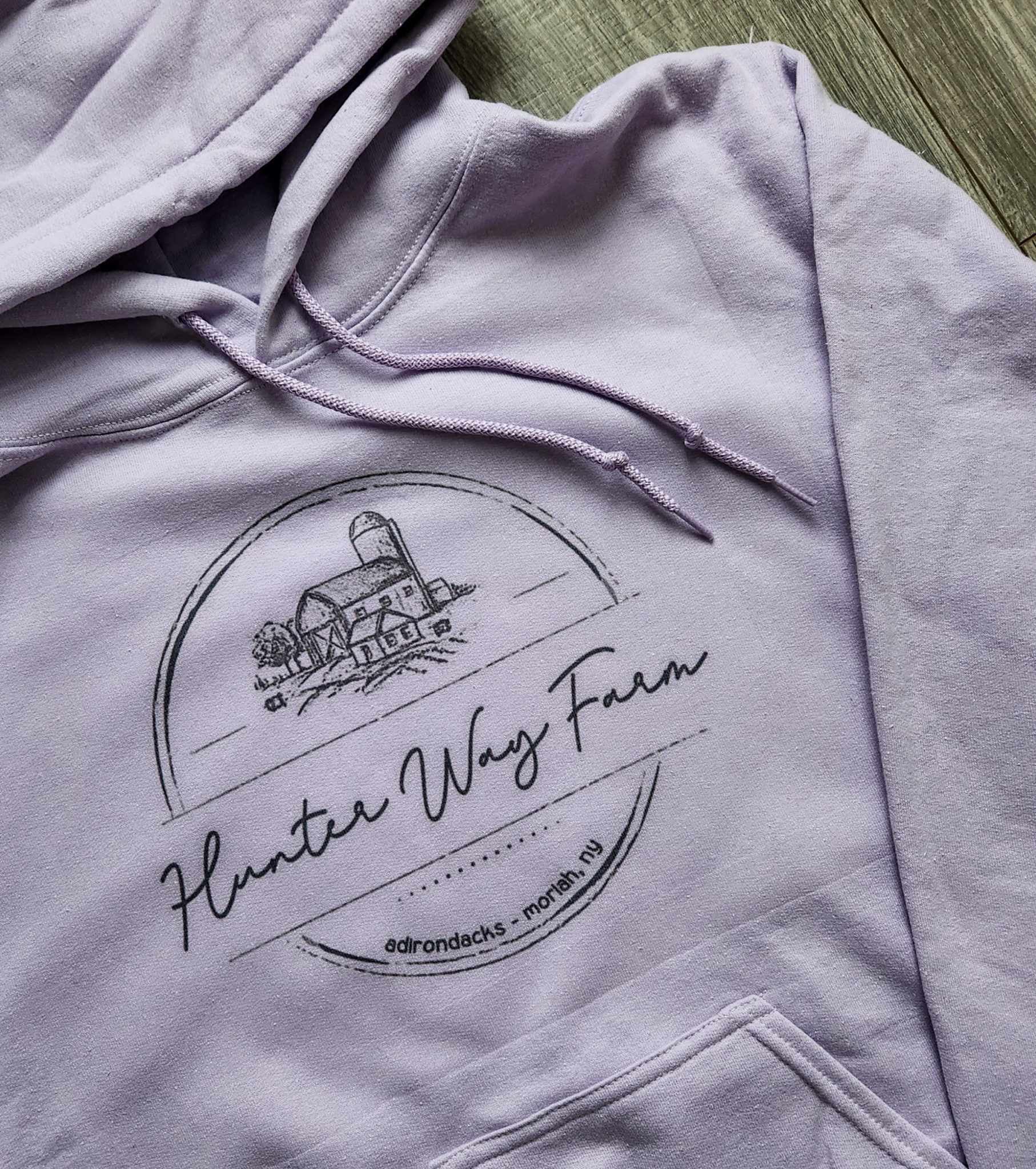 Original HWF logo Hoodie (Light Purple Orchid) | Hunter Way Farm